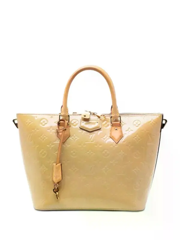 LOUIS VUITTON 2014 Monogram Vernis Montebello Mm Satchel - Neutrals