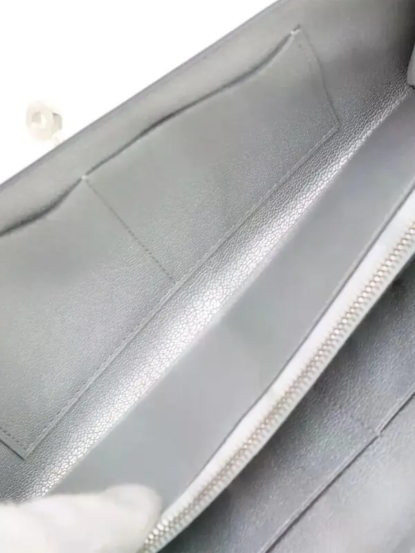 Hermès 2025 Chevre Chamkila Kelly To Go Wallet - Silver
