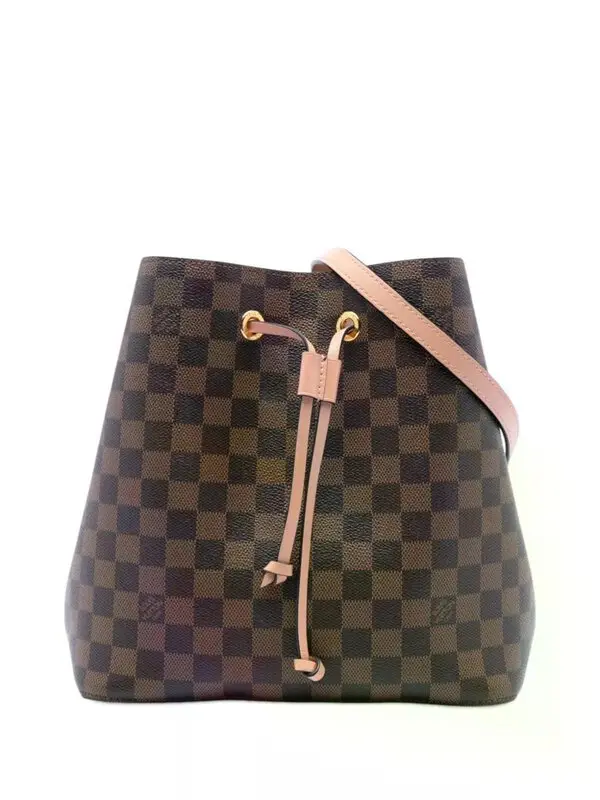 LOUIS VUITTON 2019 Damier Ebene Neonoe Mm Bucket Bag - Brown