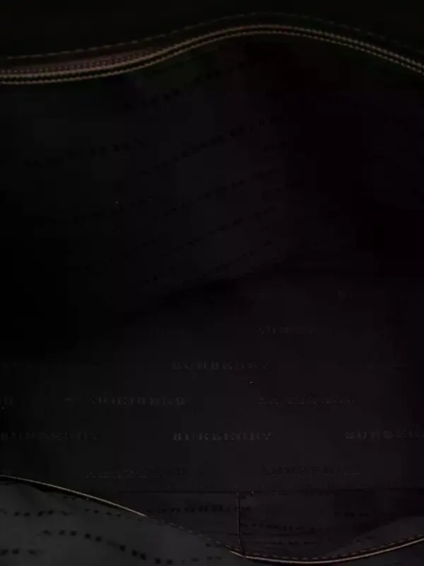 Burberry House Check Canvas Convertible Satchel