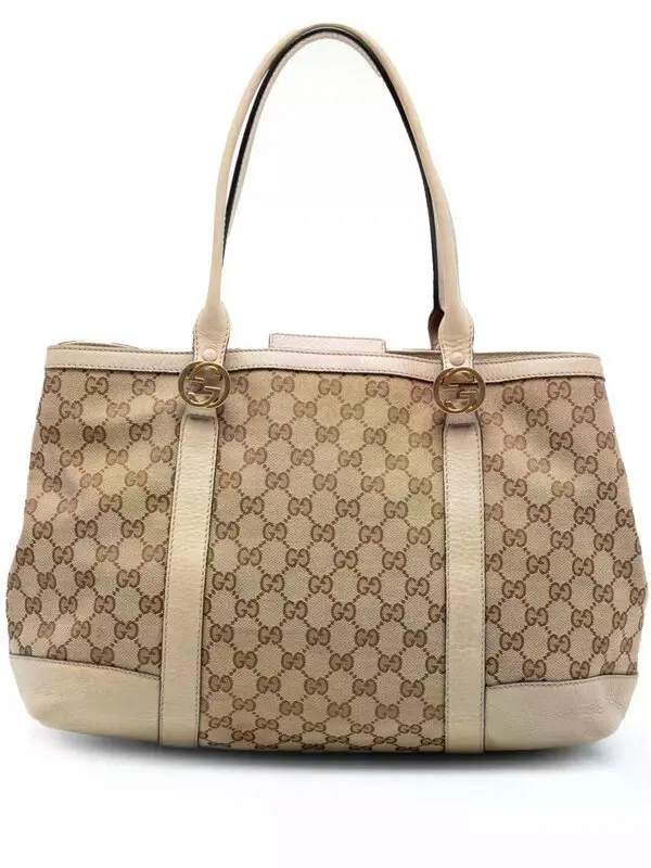 Gucci 2016-2026 Gg Canvas Miss Gg Tote Bag - Neutrals