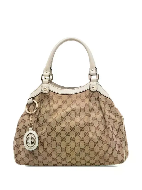 Gucci Gg Canvas Sukey Tote Bag - Neutrals