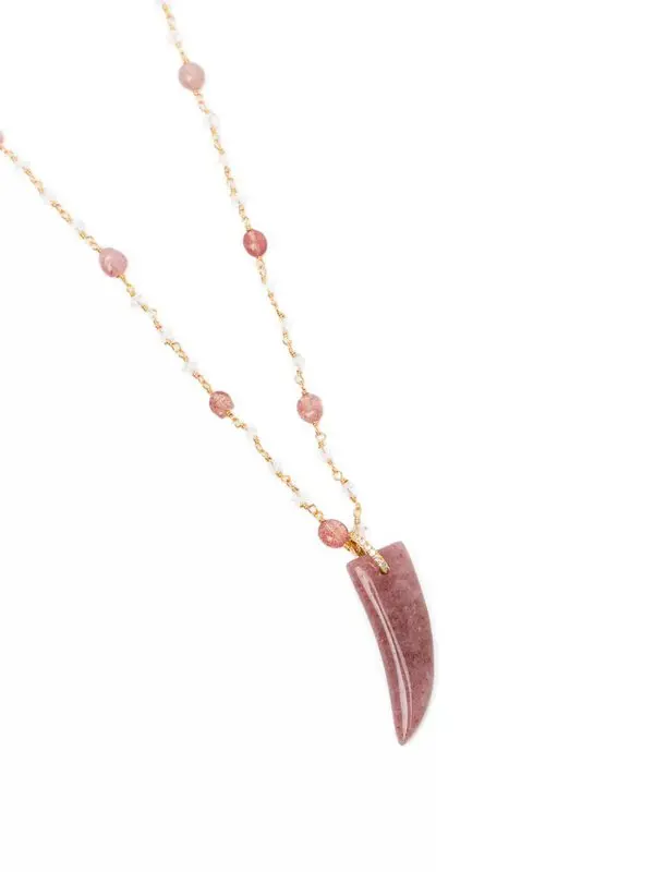 BLAKLACE Beaded Pendant Necklace