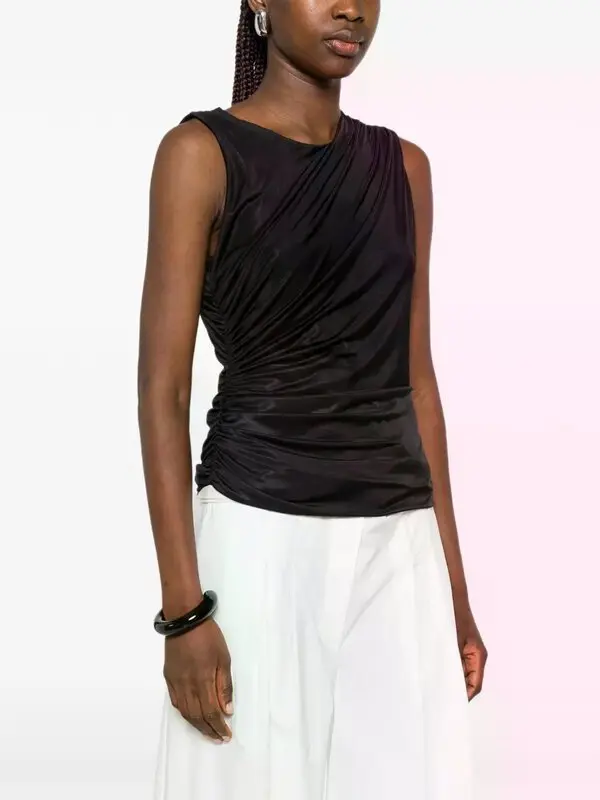 MARSEM Sleeveless Ruched Top