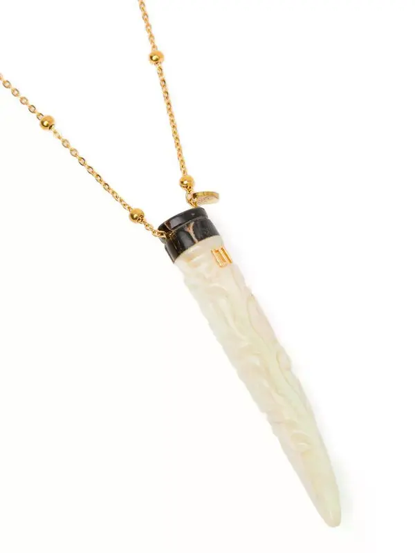 BLAKLACE Beaded Pendant Necklace