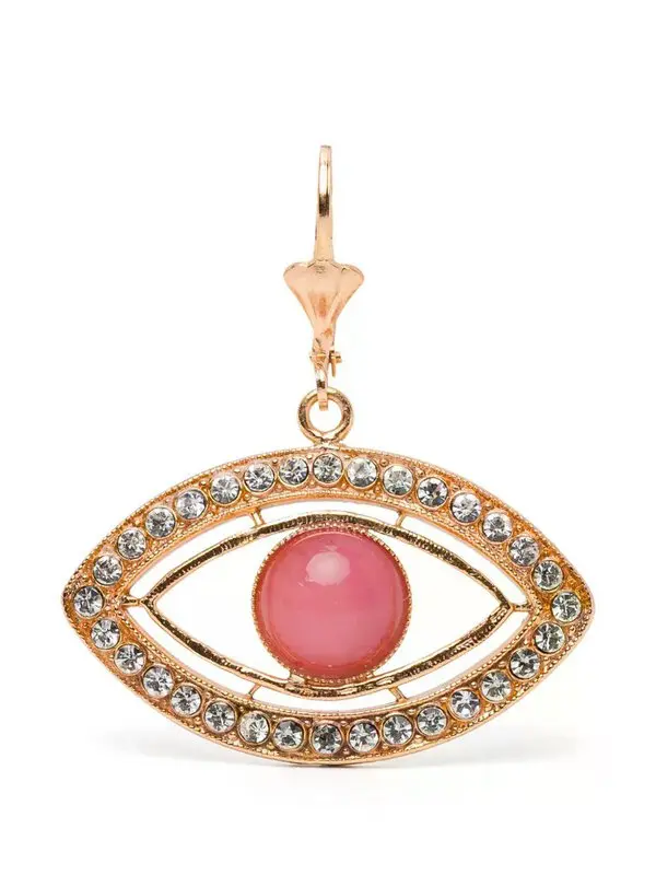 BLAKLACE Eye Shape Earrings - Pink