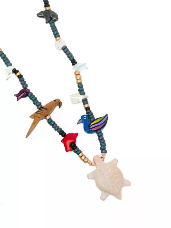 BLAKLACE Beaded Animal Charm Necklace