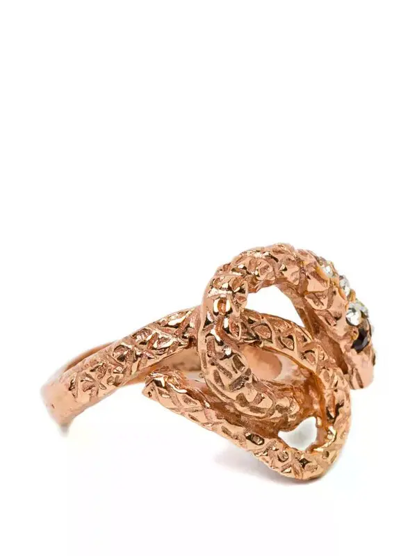 BLAKLACE Textured Snake Ring - Pink