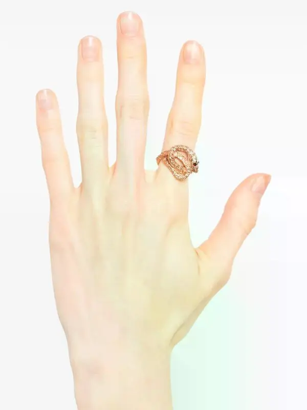 BLAKLACE Textured Snake Ring