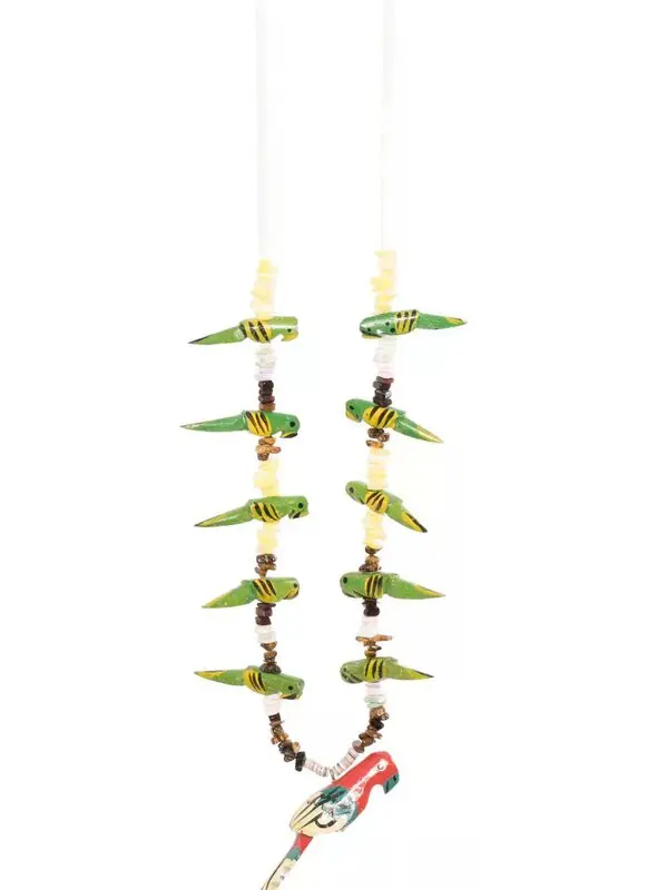 BLAKLACE Parrot Beaded Necklace - Neutrals