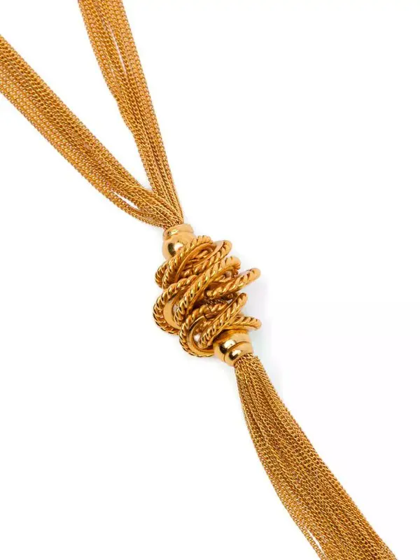 BLAKLACE Tasseled Knot Necklace