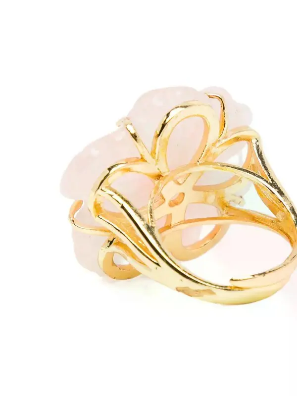 BLAKLACE Flower Embellished Ring