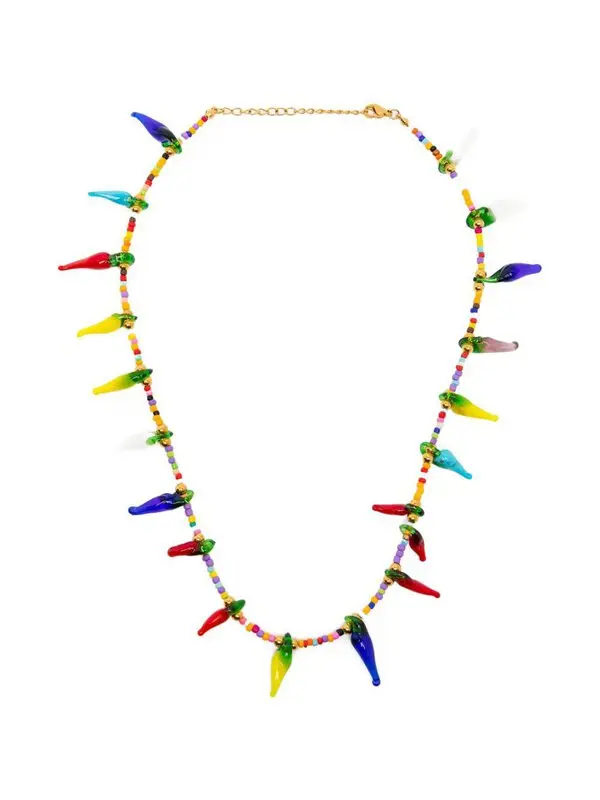 BLAKLACE Beaded Pepper Necklace - Gold