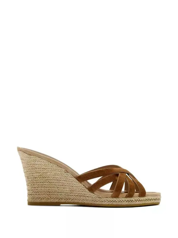 Veronica Beard Phylina Espadrille Wedge Sandals - Brown