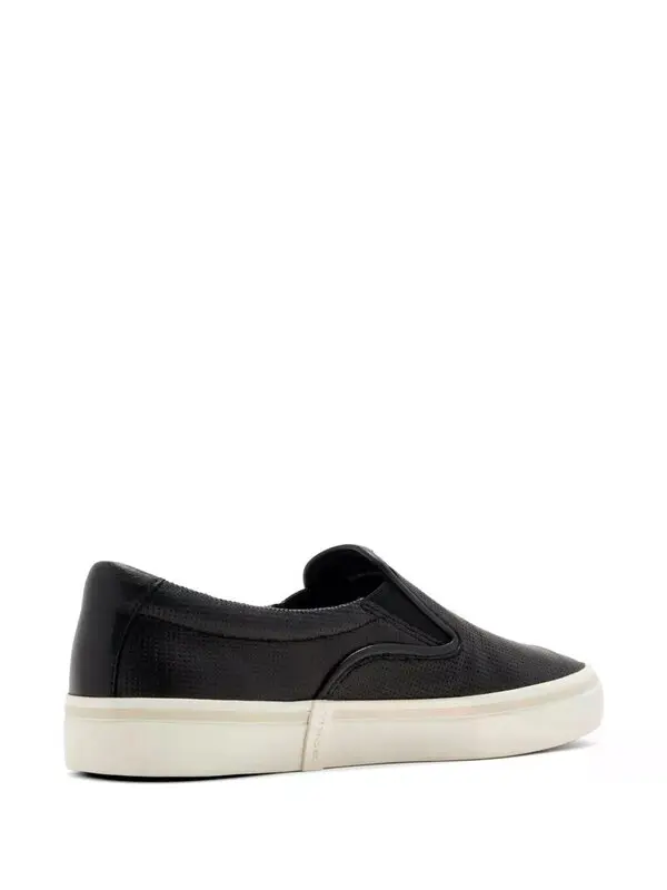 Vince Perforated Slip-on Sneakers - Black