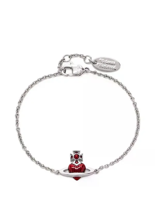 VIVIENNE WESTWOOD Orb Enamel Bracelet - Silver