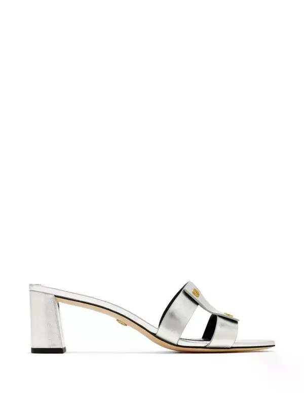 Veronica Beard Via Strap Sandals - Silver