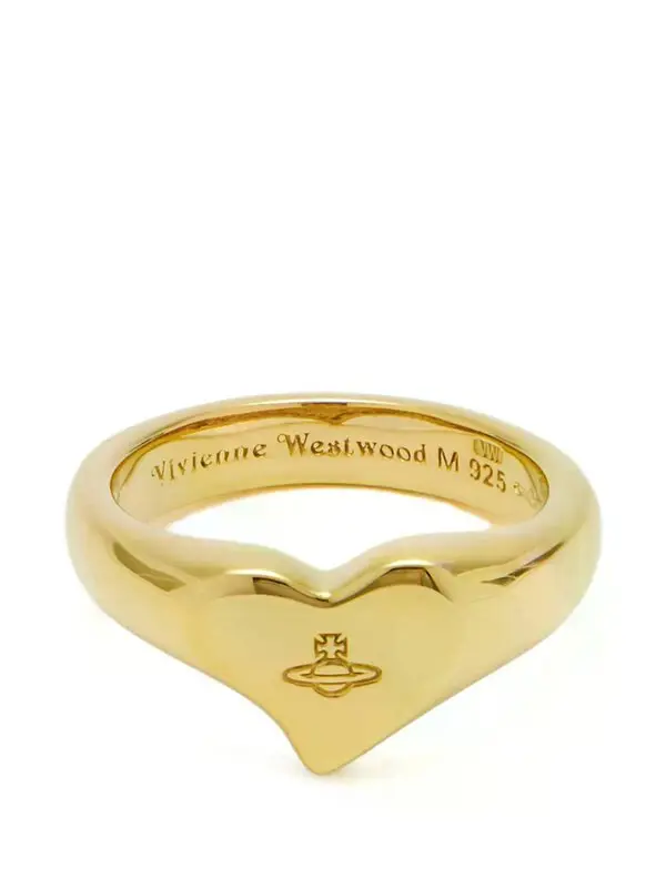 VIVIENNE WESTWOOD Orb Heart Ring - Gold