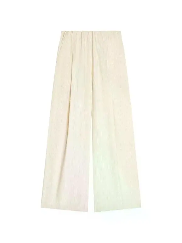 Dries Van Noten Pleated Wide-leg Pants - Neutrals