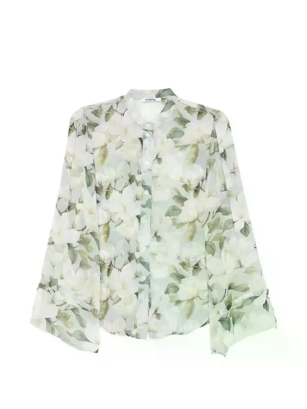 Vivetta Floral Print Shirt - White