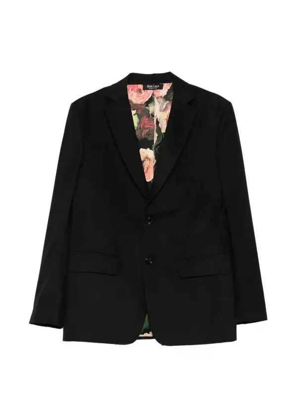 BLAKLACE Single-breasted Blazer - Neutrals