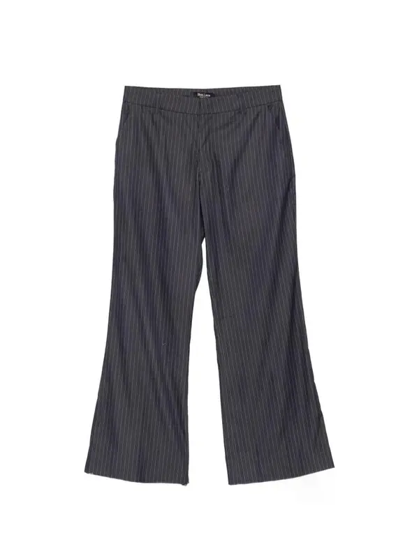 BLAKLACE Pinstripe Trousers - Blue