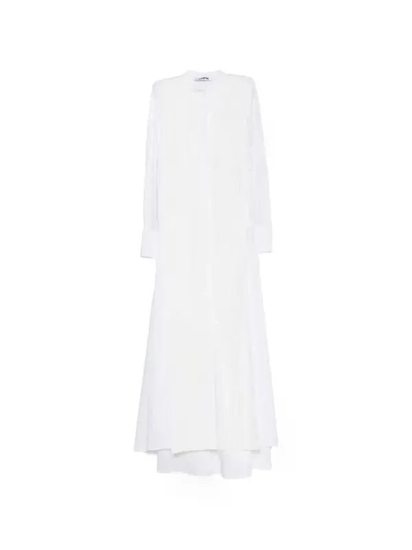 Vivetta Pleated Maxi Dress - White