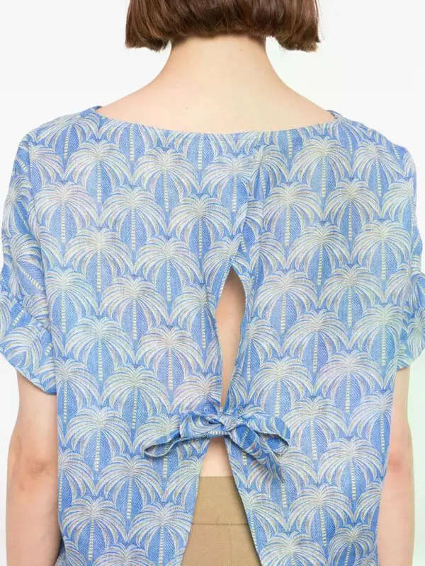 BLAKLACE Graphic Print Blouse