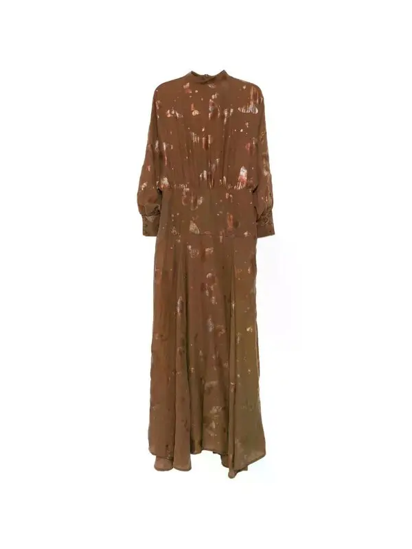 BLAKLACE Long-sleeve Dress - Brown