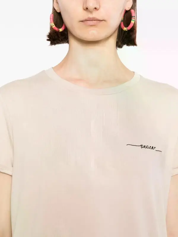 BLAKLACE Logo-embroidered T-shirt