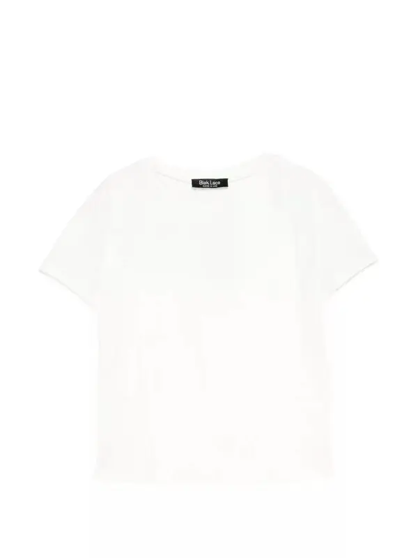 BLAKLACE Logo-embroidered T-shirt - White