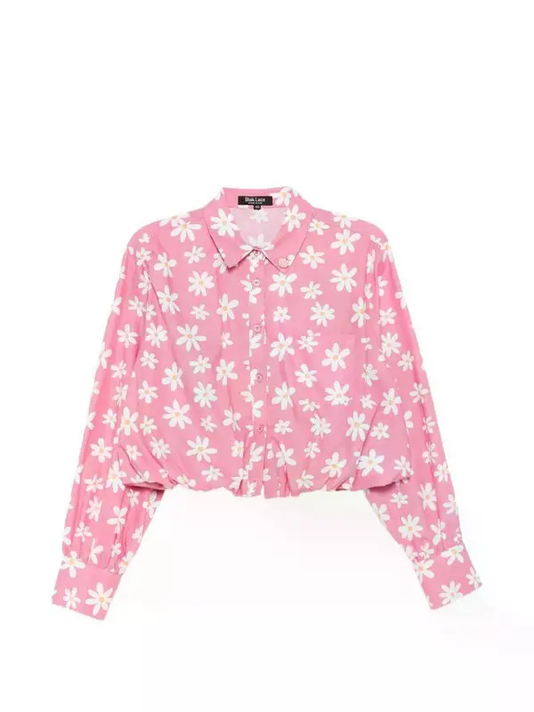 BLAKLACE Floral Printed Blouse - Pink