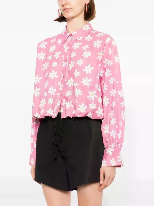 BLAKLACE Printed Long Sleeve Blouse