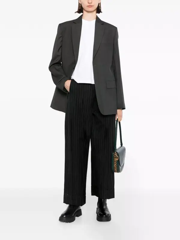 BLAKLACE Single-breasted Blazer - Grey