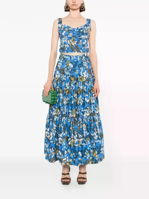 BLAKLACE Floral Print Skirt