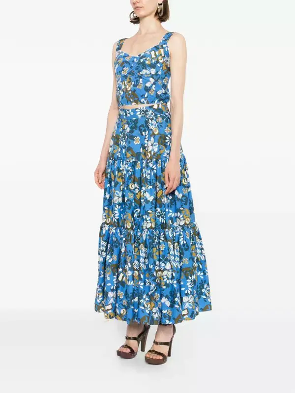 BLAKLACE Floral Print Skirt