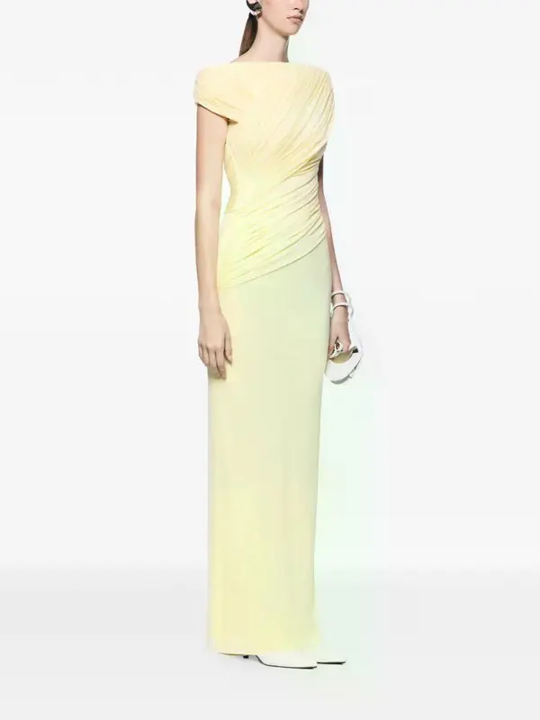 CHATS BY C.DAM Meriel Maxi Dress - Yellow