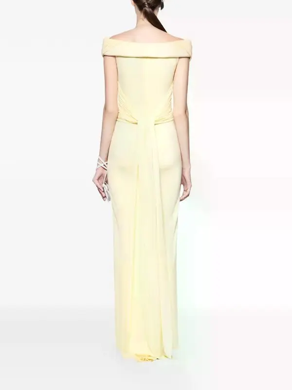 CHATS BY C.DAM Meriel Maxi Dress - Yellow