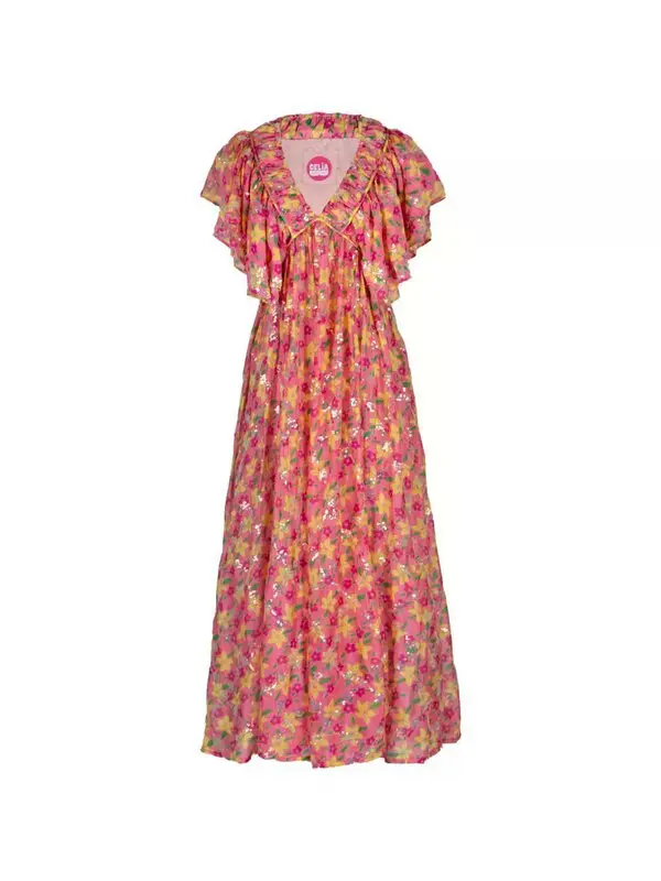 Celiab Vega Floral Maxi Dress