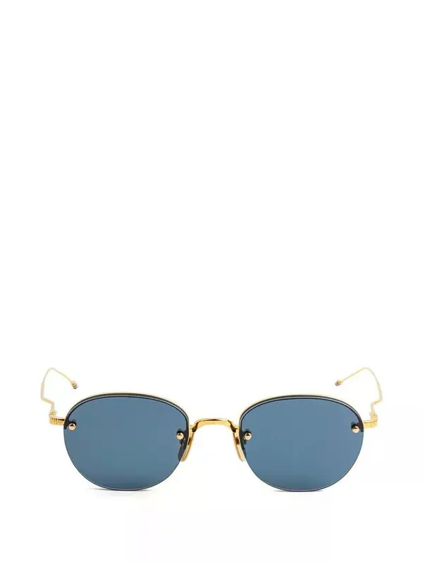 Thom Browne Round-frame Sunglasses - Gold