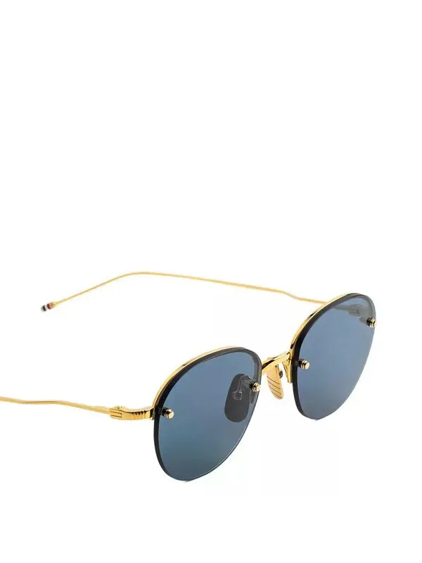 Thom Browne Round-frame Sunglasses - Gold