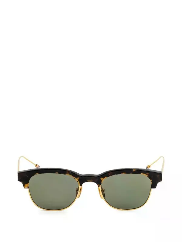 Thom Browne Tortoiseshell-pattern Sunglasses - Brown