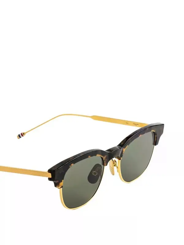 Thom Browne Tortoiseshell-pattern Sunglasses - Brown