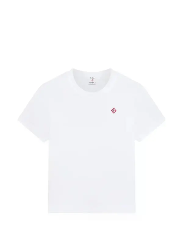 Casablanca Logo-detail T-shirt - White