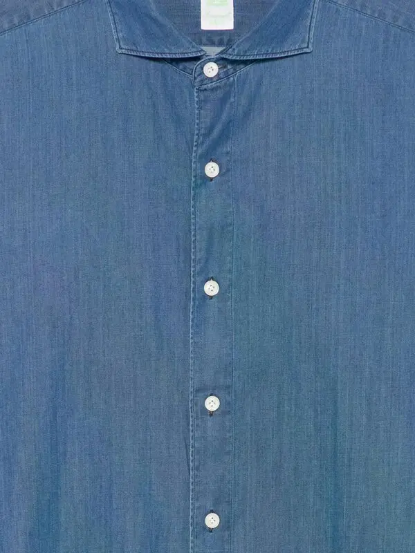 FINAMORE 1925 Button-up Shirt - Blue