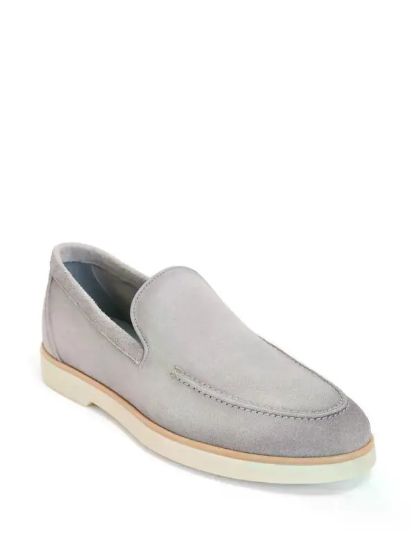 Magnanni Suede Loafers - Grey