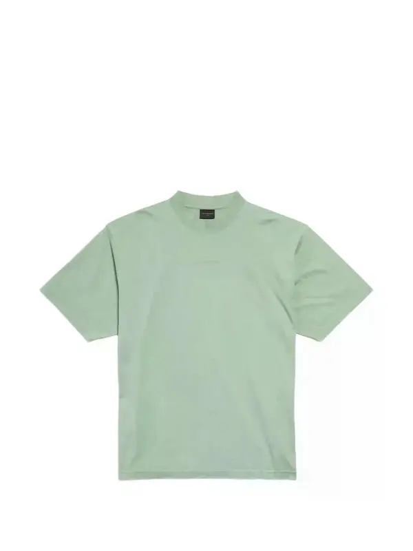 Balenciaga Reflective-logo T-shirt - Green
