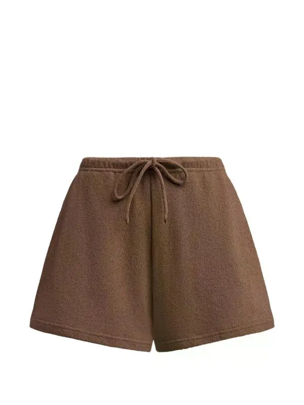 12 STOREEZ Textured Shorts - Brown