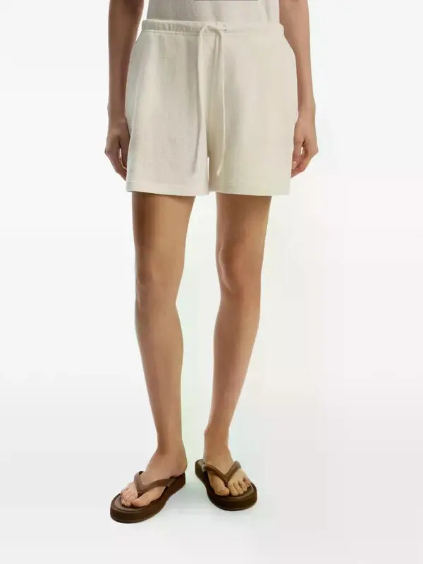 12 STOREEZ Textured Drawstring Shorts