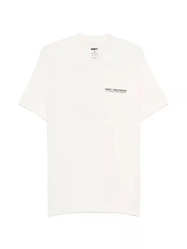 Obey To New Friends And Old T-shirt - Neutrals